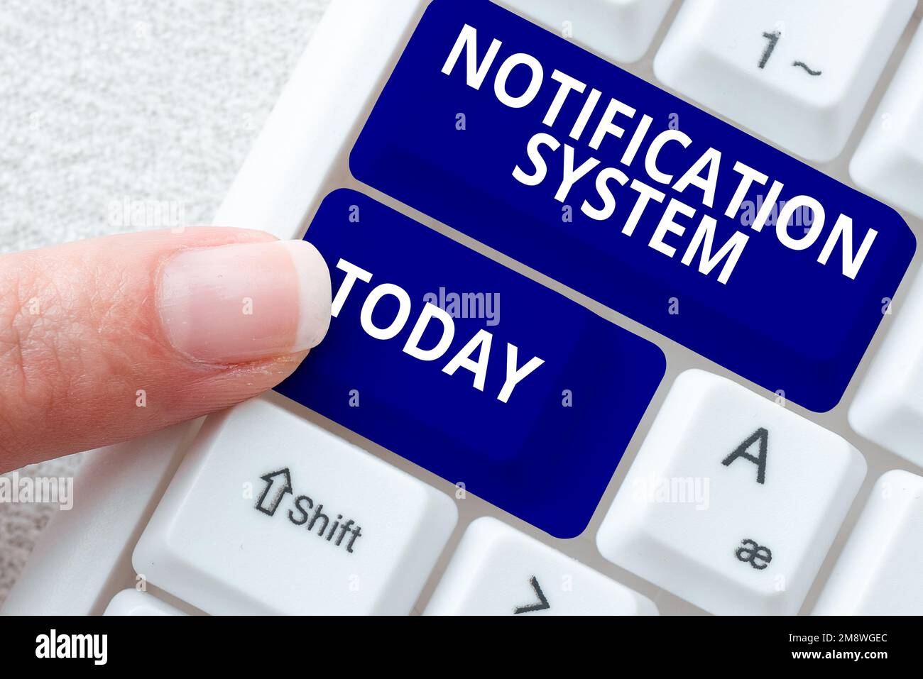 Inspiration showing sign Notification System. Concept meaning Do not ...