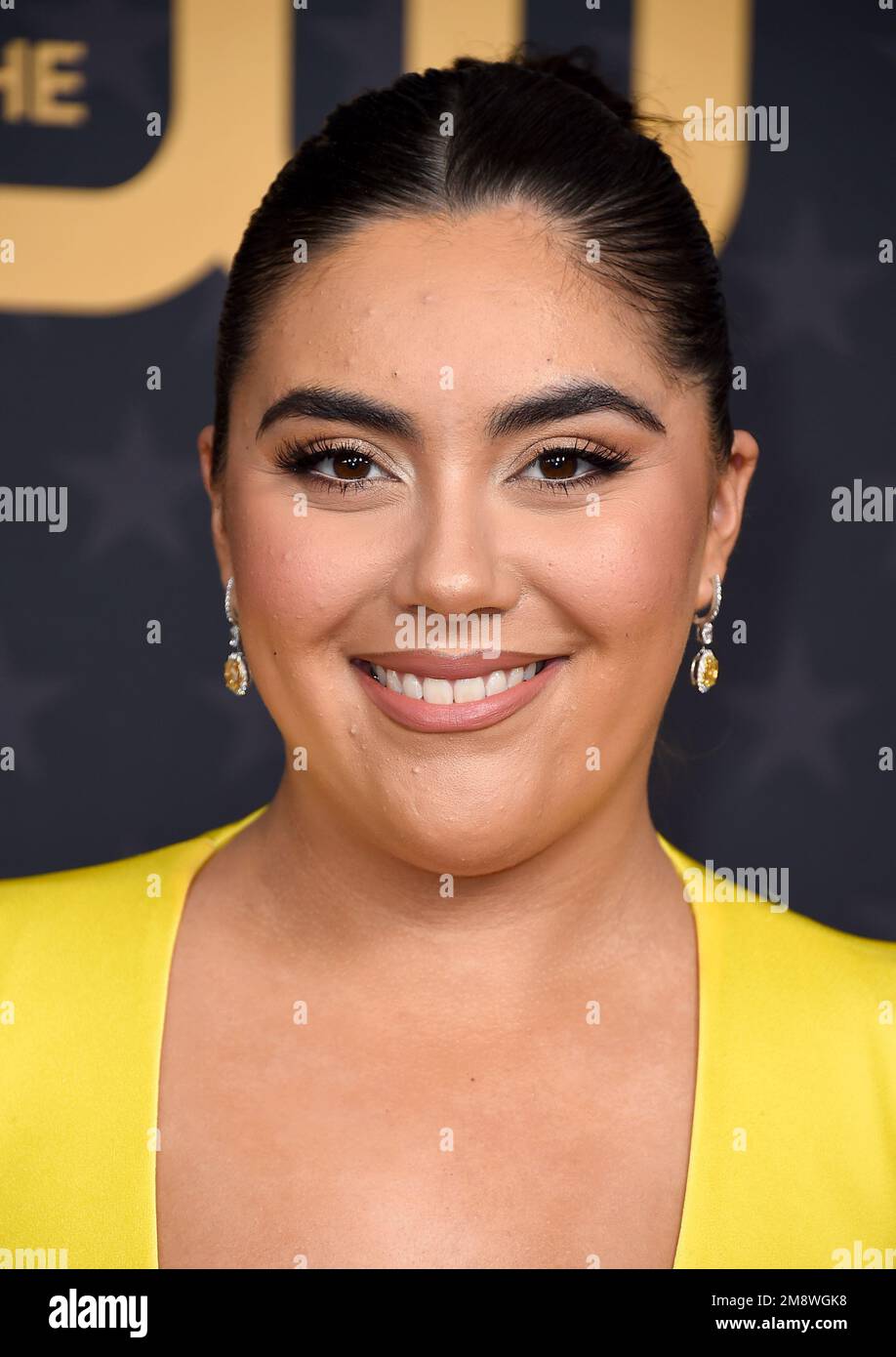 Emily Uribe arrives at the 28th annual Critics Choice Awards at The ...