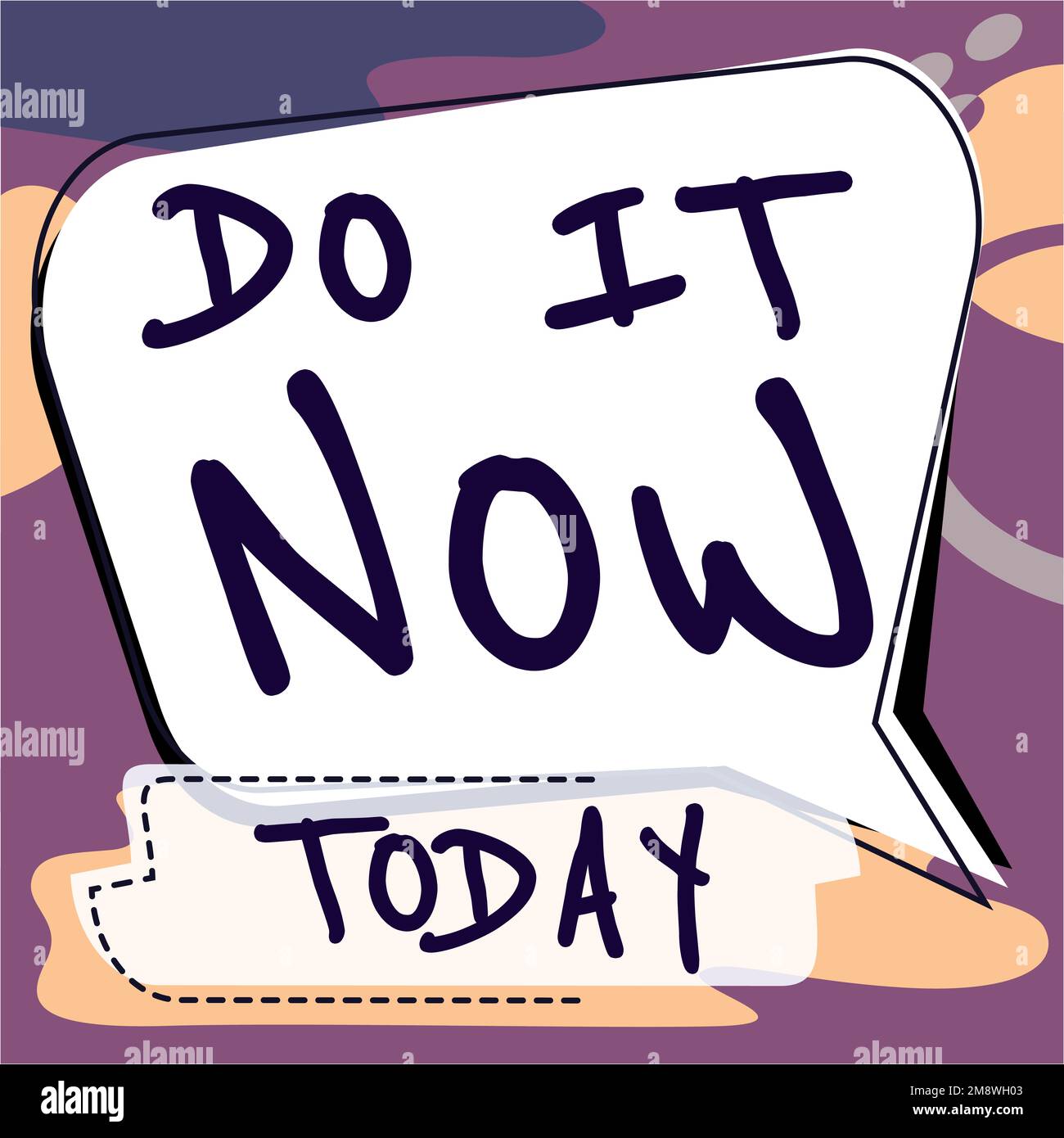 Hand writing sign Do It Now. Business concept not hesitate and start ...