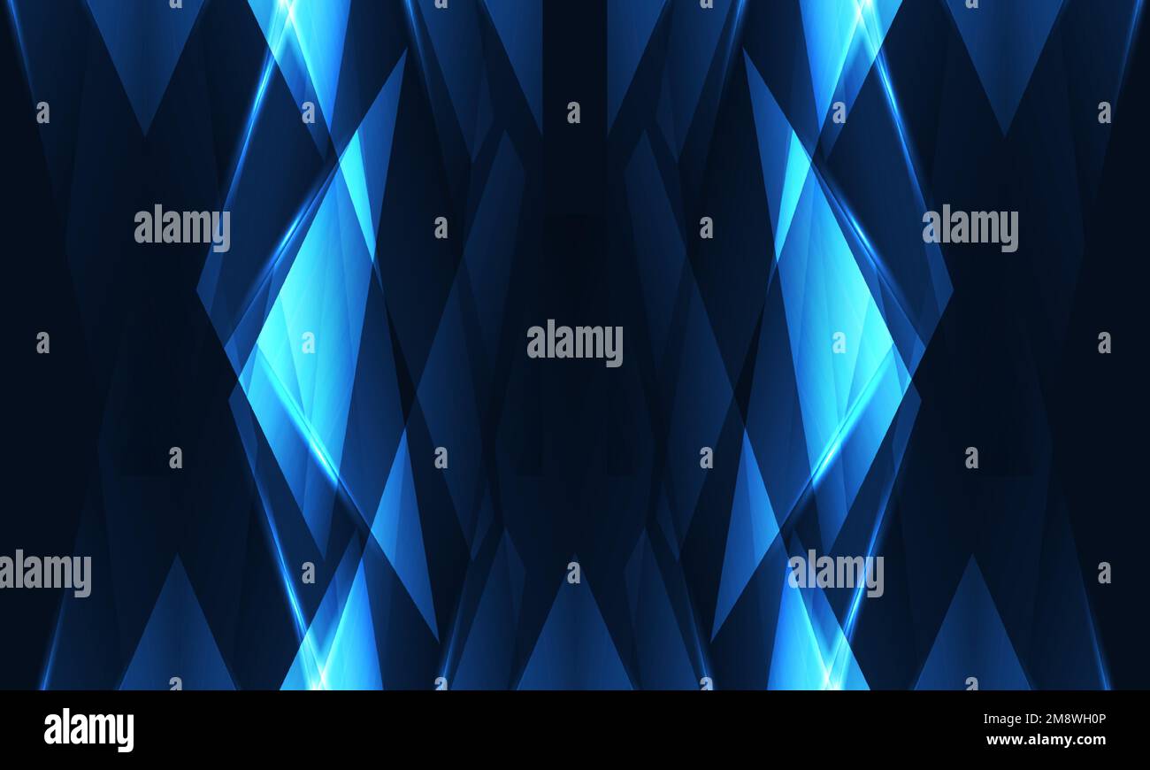 Blue modern trendy abstract background with geometric shapes. Abstract ...
