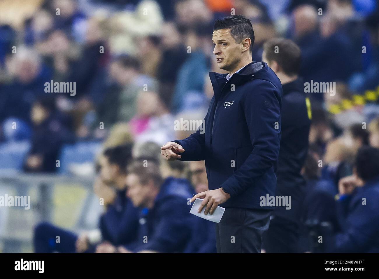 ARNHEM - NEC Nijmegen coach Rogier Meijer during the Dutch premier ...