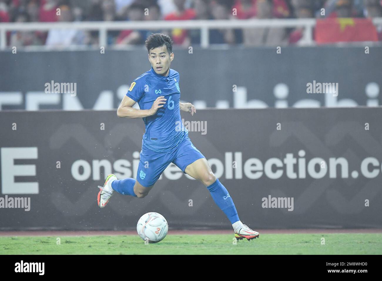 Hanoi, Vietnam. 13th Jan, 2023. Sarach Yooyen of Thailand seen in ...