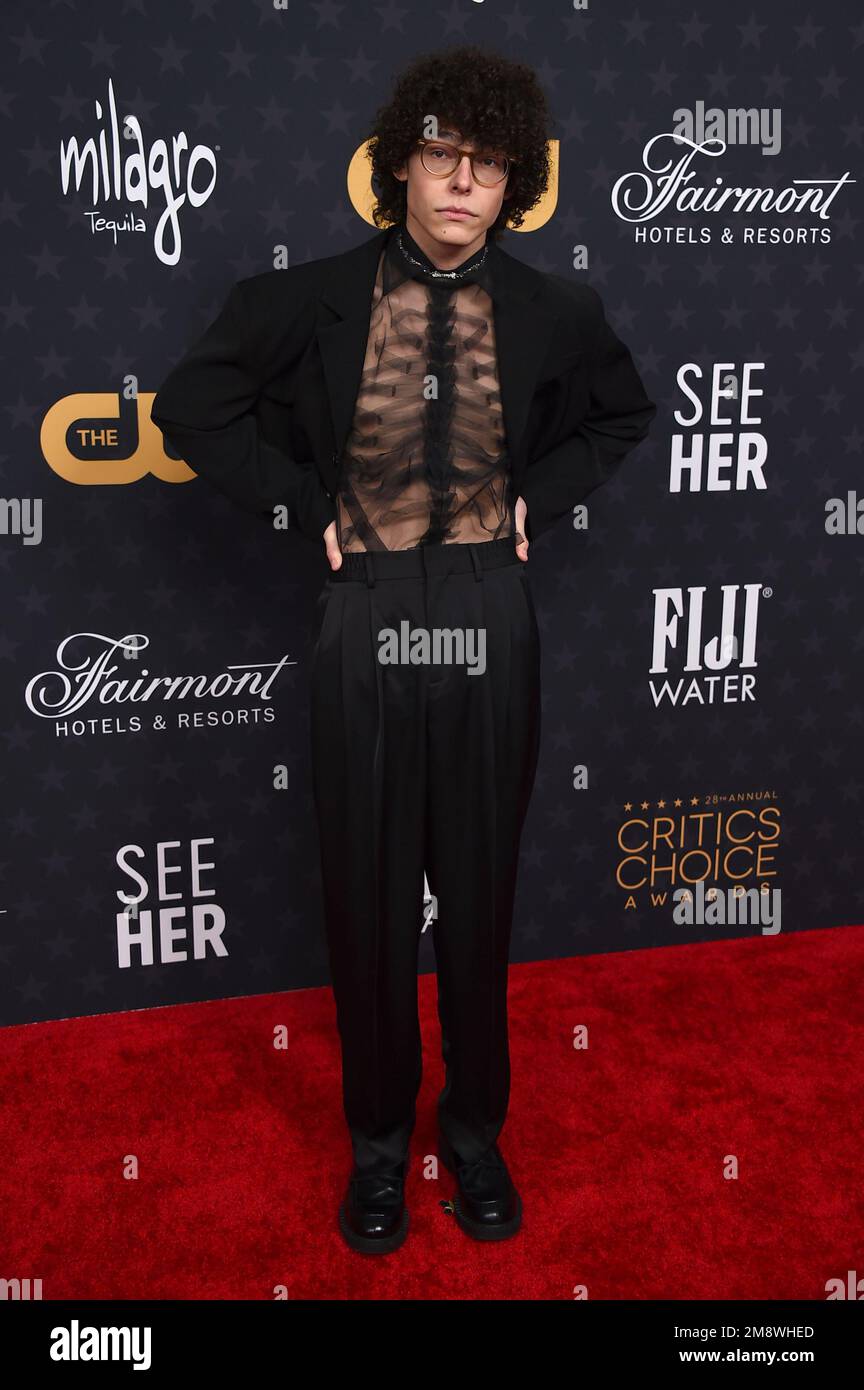 Reece Feldman arrives at the 28th annual Critics Choice Awards at The ...