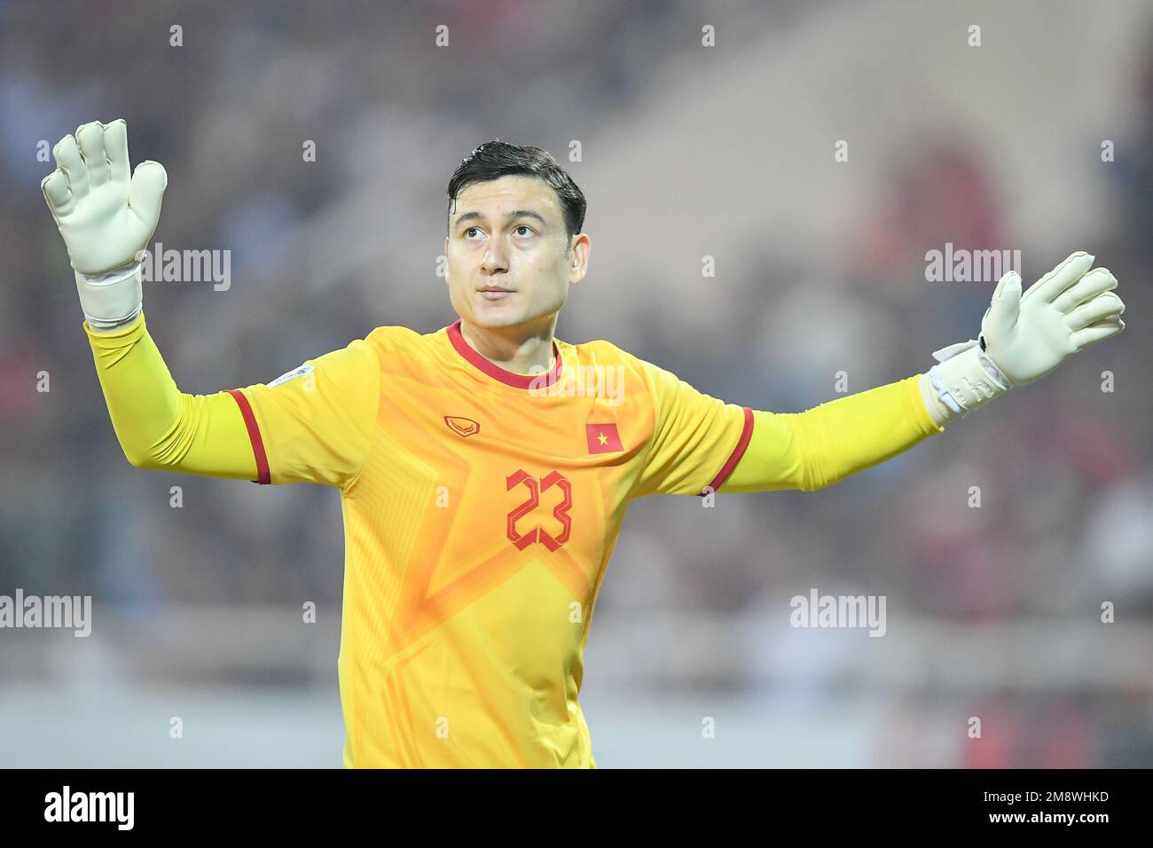 Hanoi, Vietnam. 13th Jan, 2023. Dang Van Lam of Vietnam seen during the ...