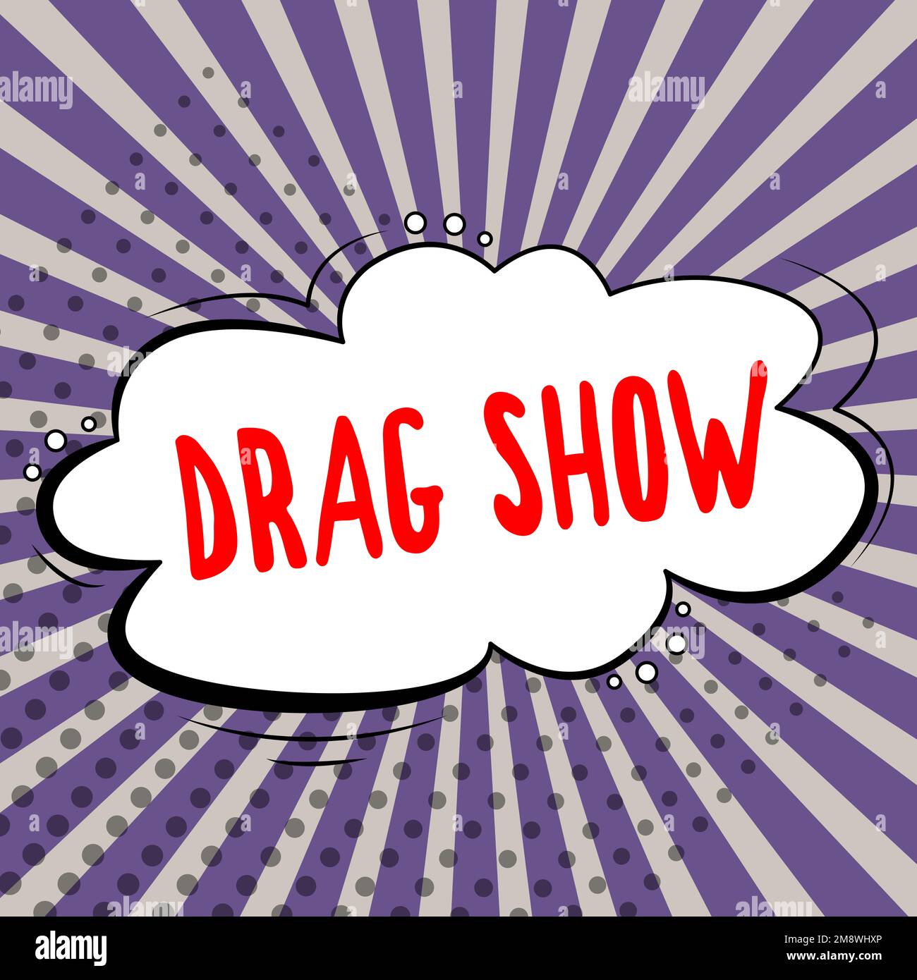 Hand writing sign Drag Show. Business approach competitive event where ...