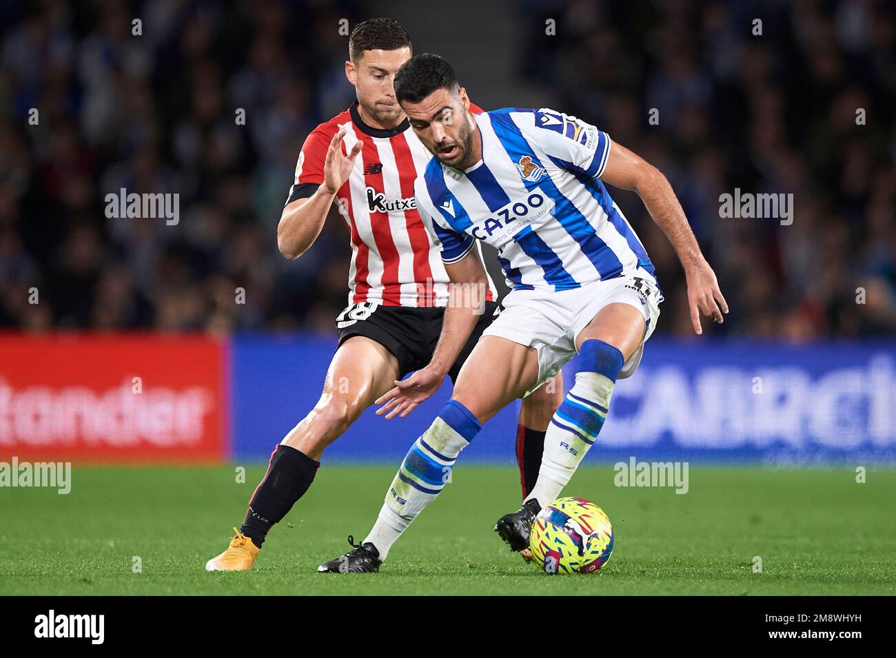 Mikel Merino of Real Sociedad during La Liga match between Real ...