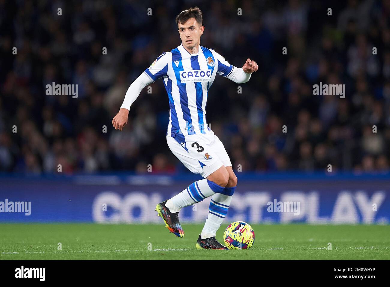 Martin Zubimendi of Real Sociedad during La Liga match between Real ...