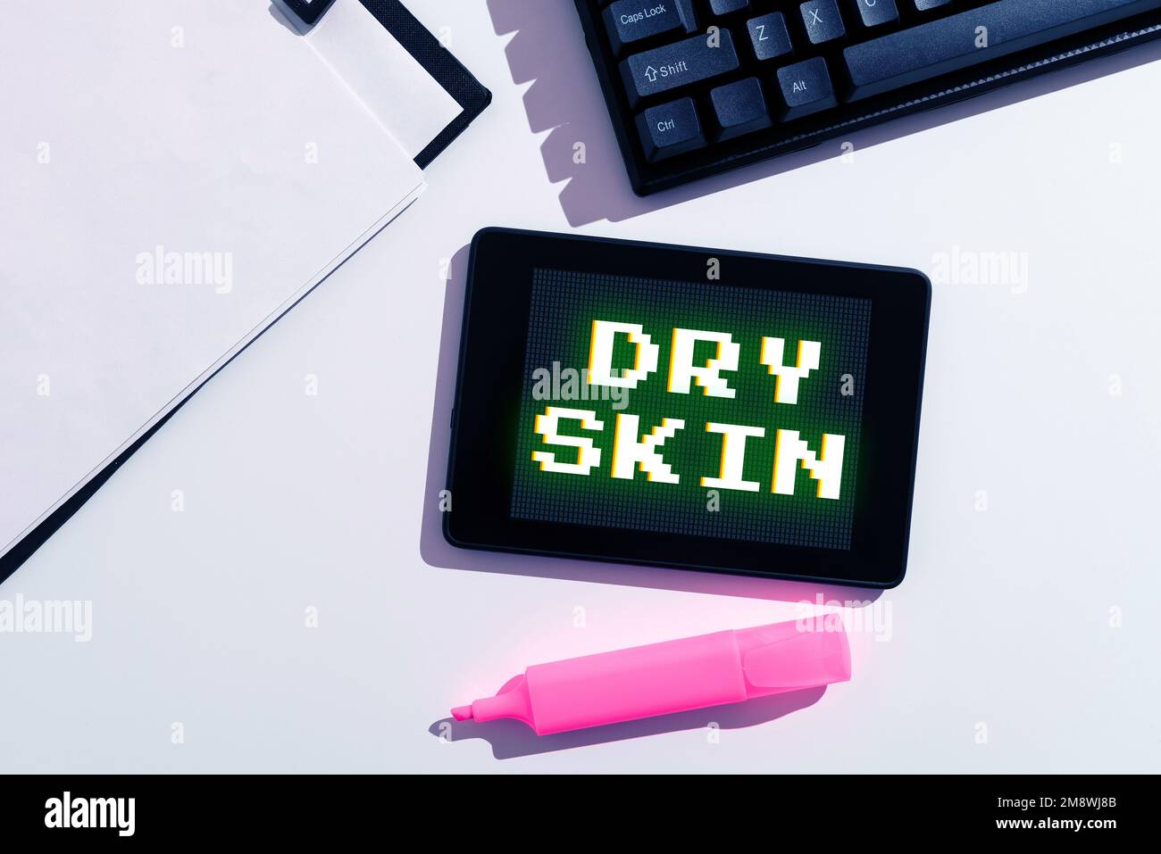 Inspiration showing sign Dry Skin. Business approach uncomfortable ...