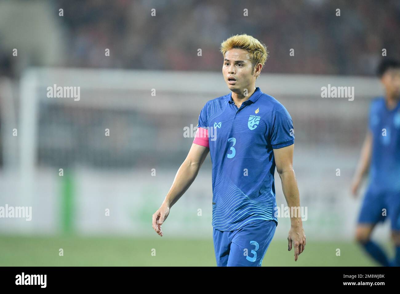 Theerathon Bunmathan of Thailand during the AFF Mitsubishi Electric Cup 2022 match between ...