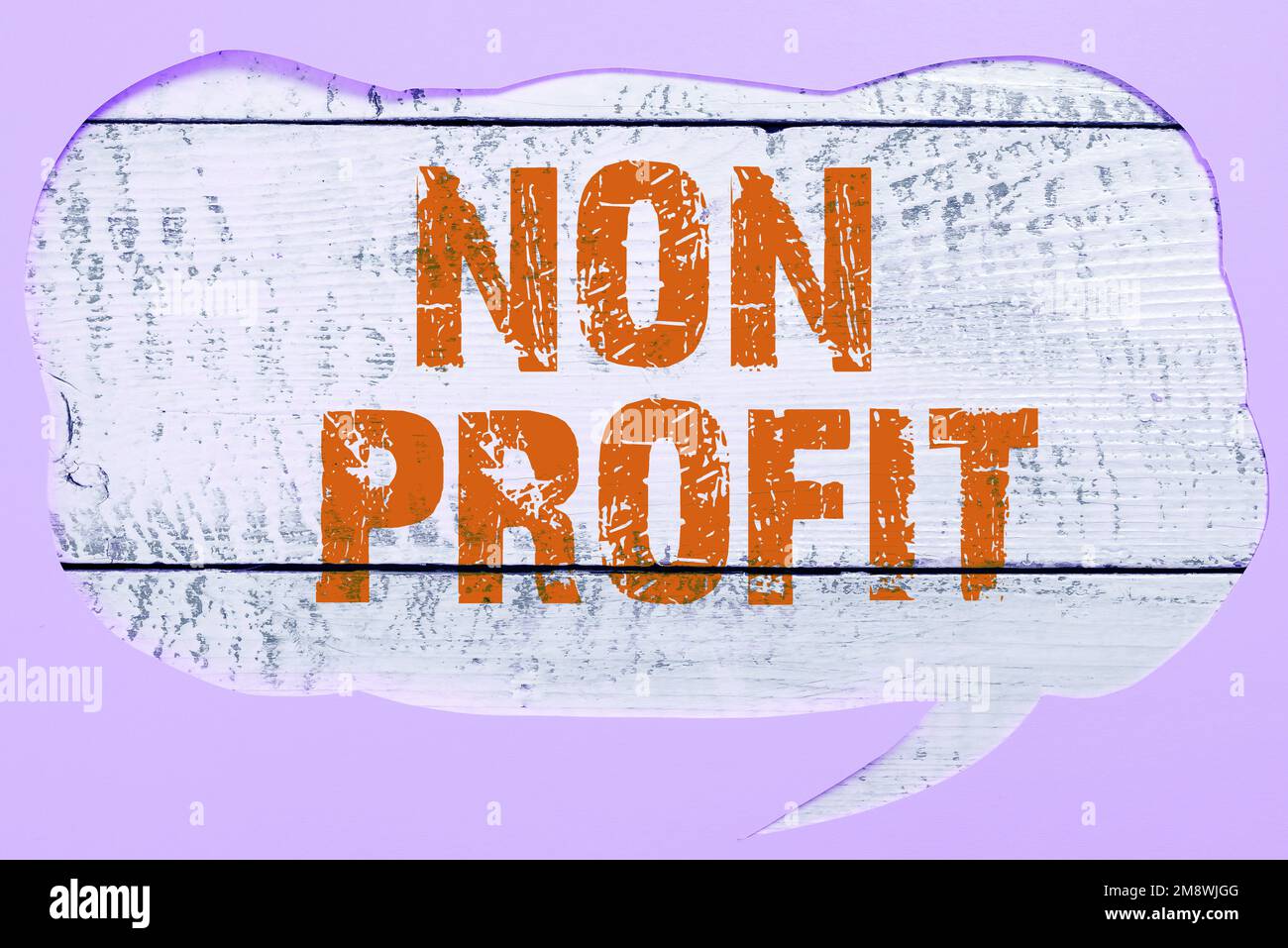 Sign displaying Non Profit. Concept meaning type of organization that ...