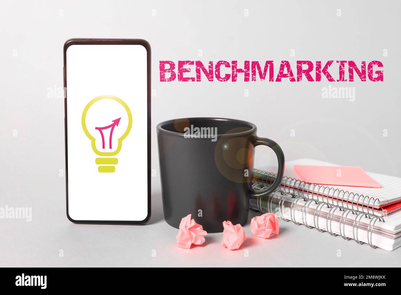 Handwriting text Benchmarking. Business idea Evaluate something by ...