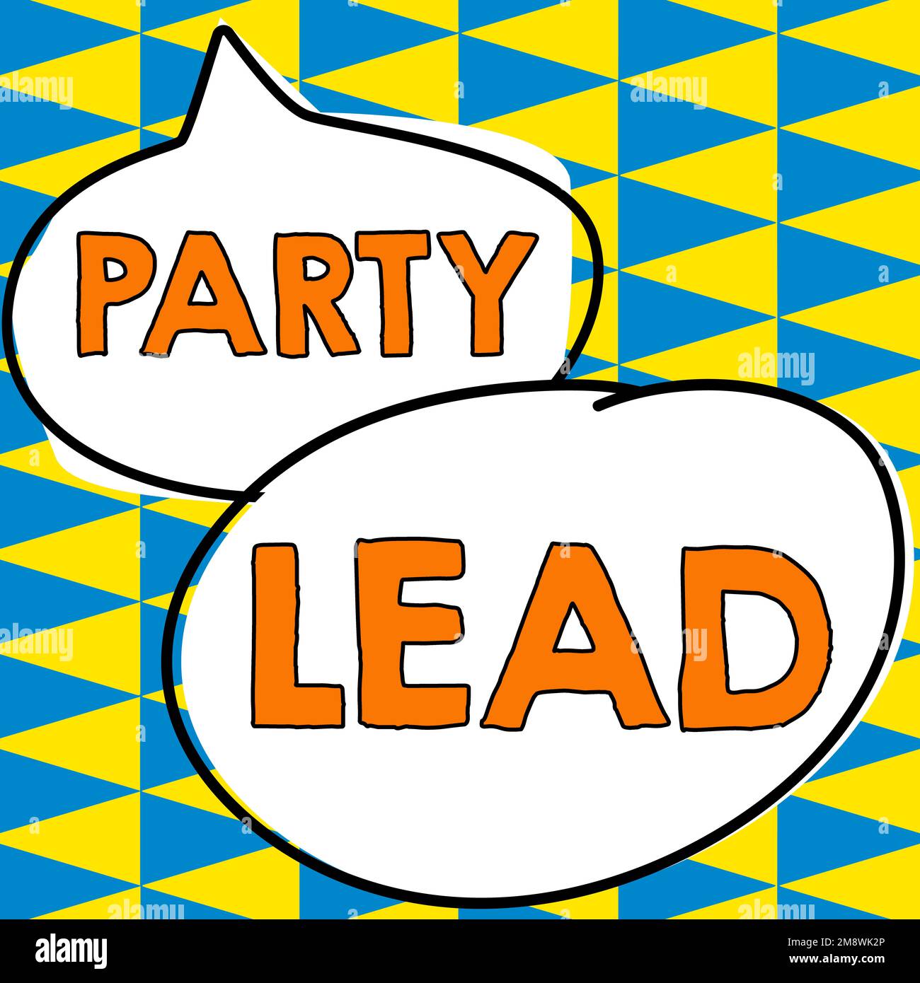 Writing displaying text Party Lead. Concept meaning acts as the ...