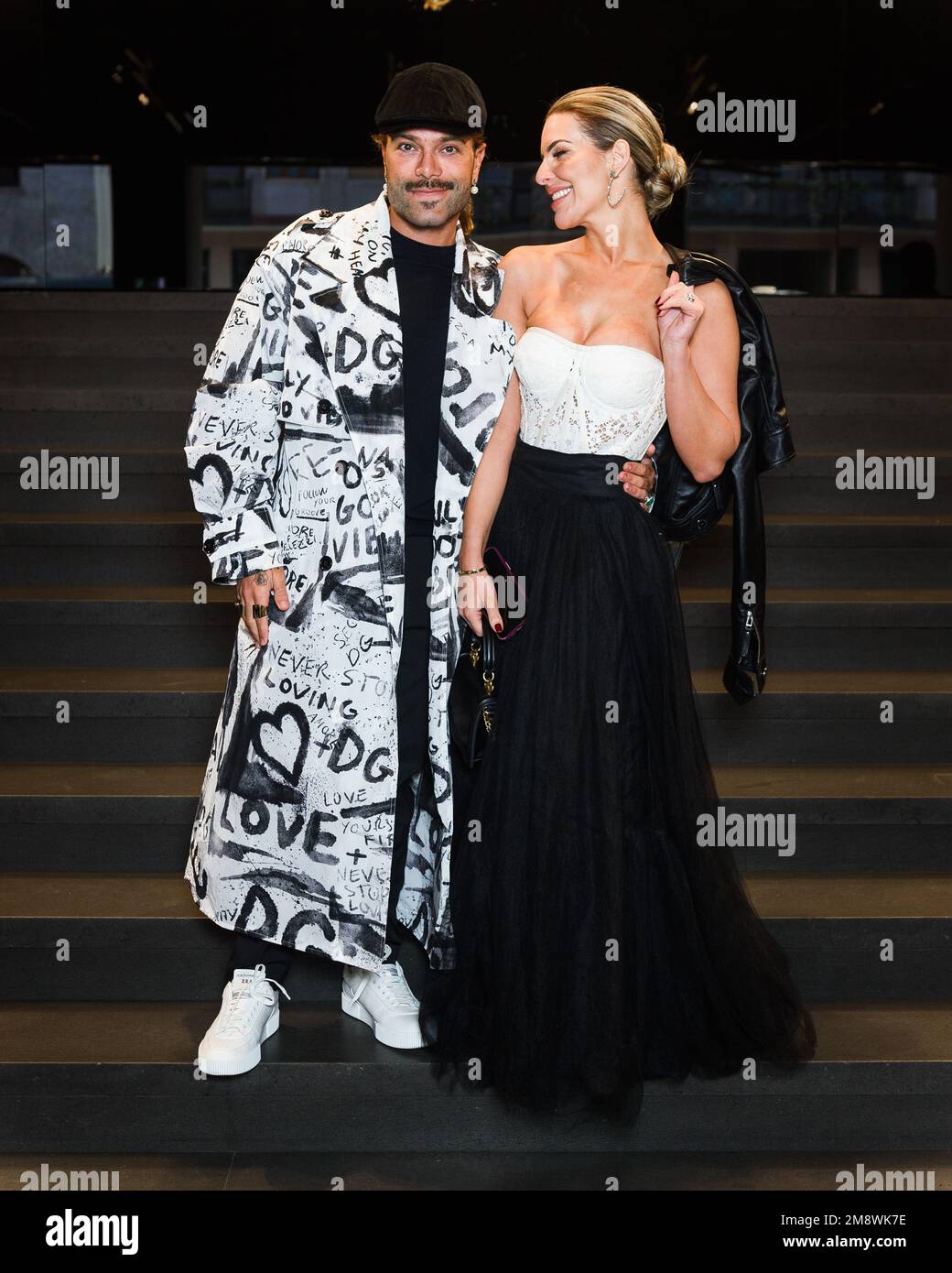 Matheus Arantes , Barbara Zalcman Milan Fashion Week Men Fall/Winter 23 ...