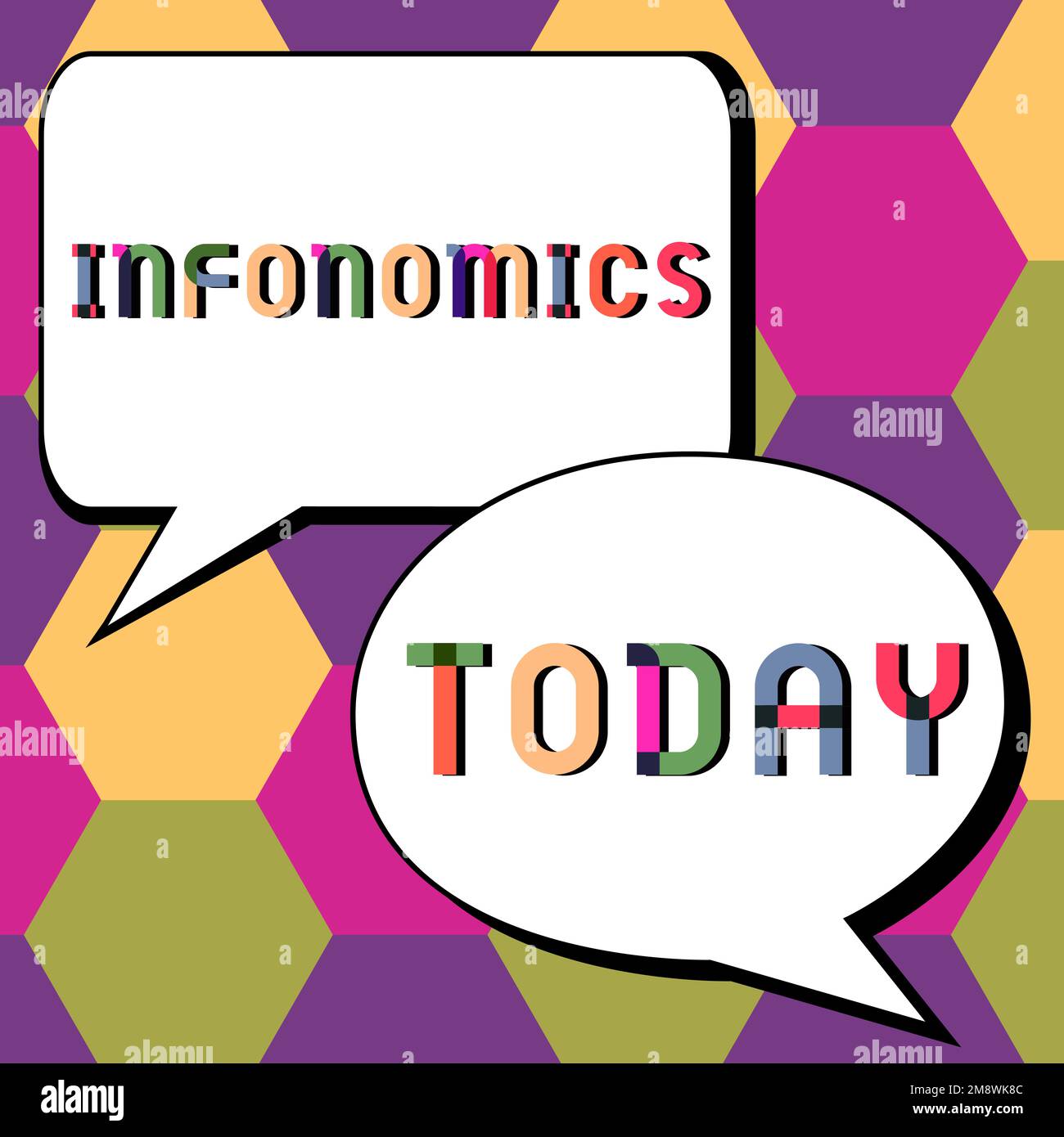 Sign displaying Infonomics. Conceptual photo visual image used to ...