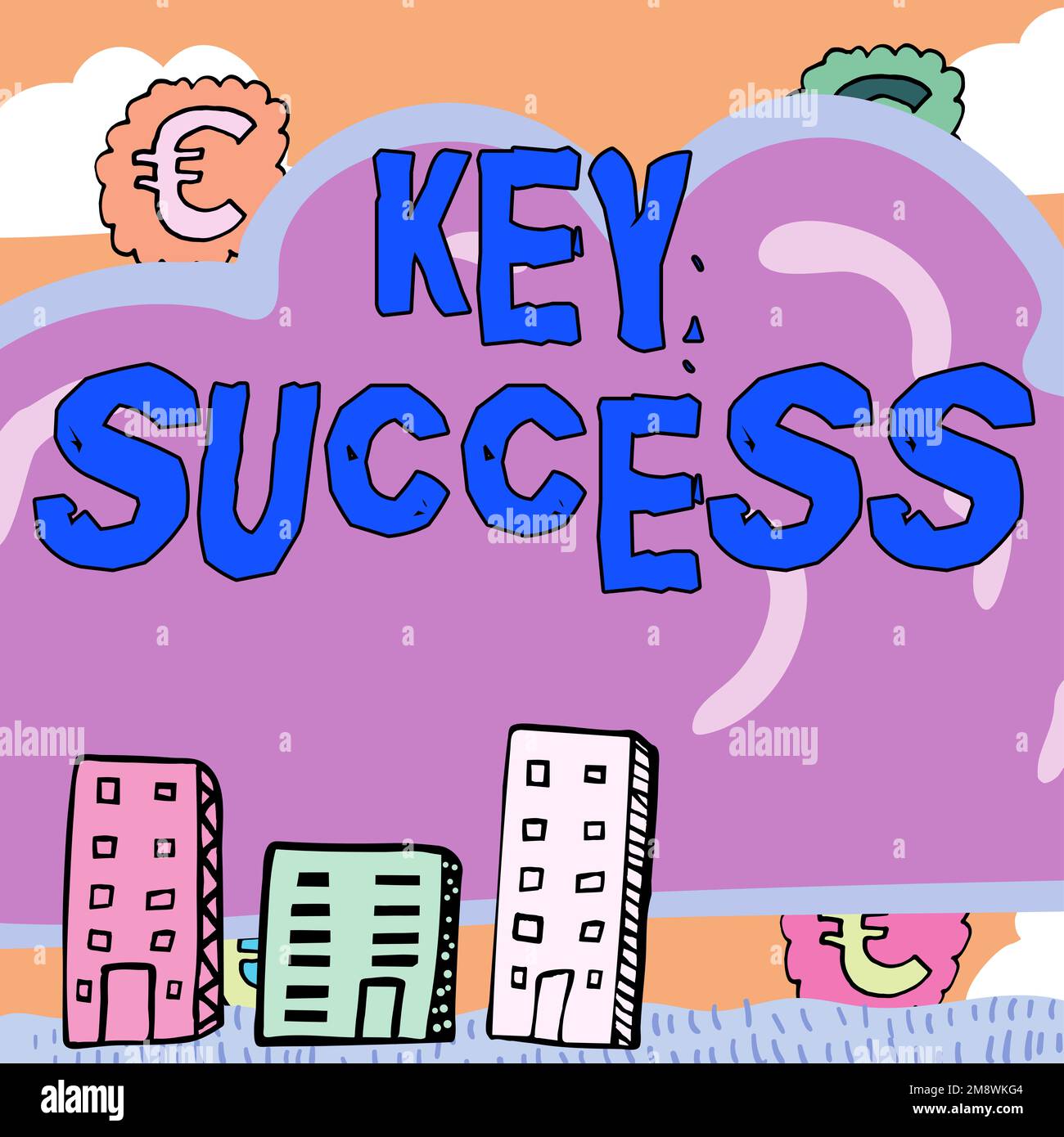 Text sign showing Key Success, Business showcase main measure of ...