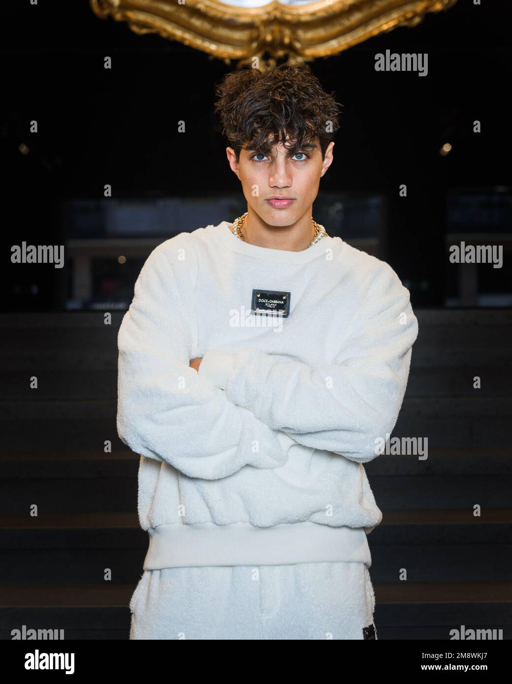 Nic Kaufmann Milan Fashion Week Men Fall/Winter 23-24 Dolce & Gabbana ...