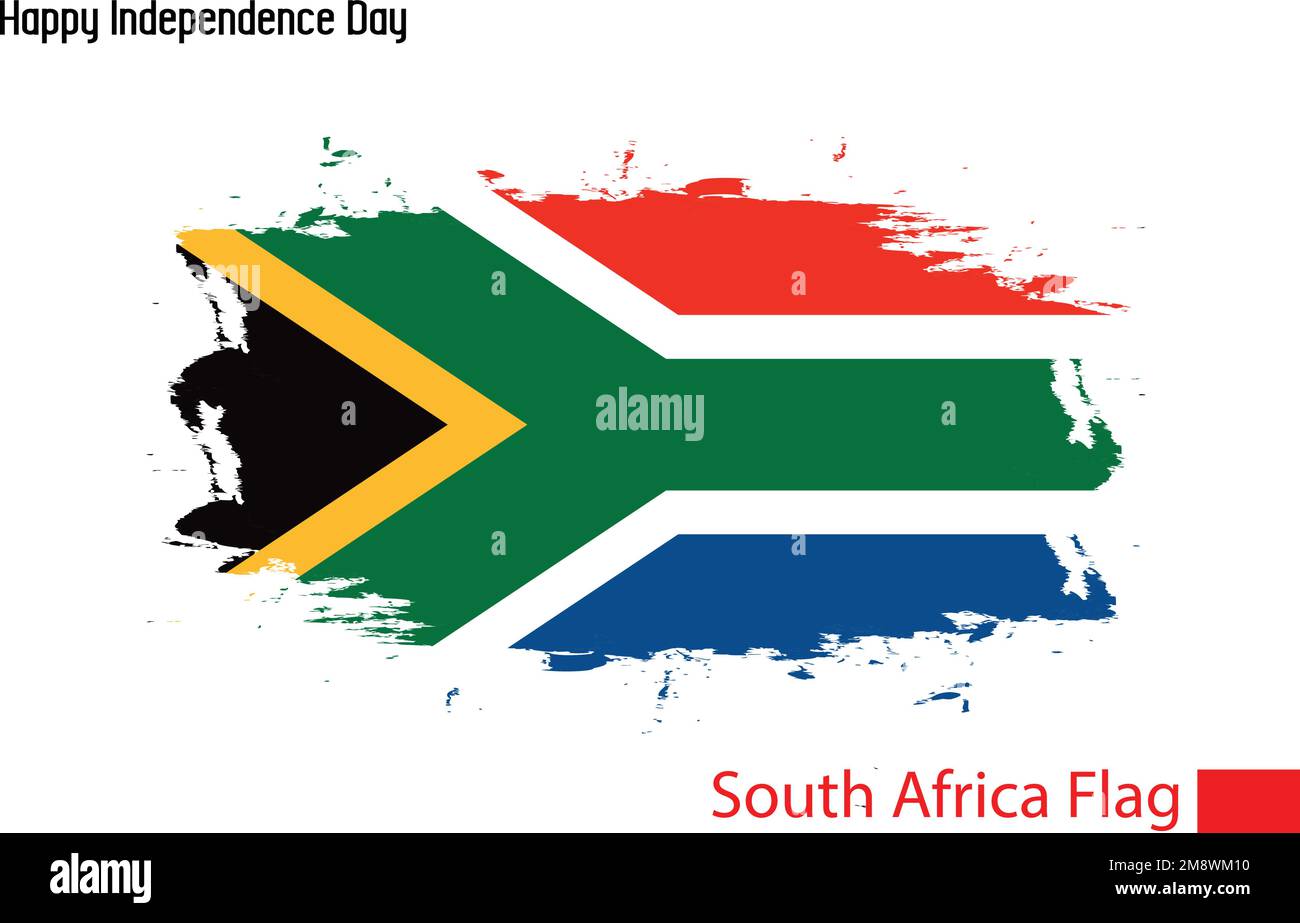 South Africa National Flag Artistic Grunge Brush Stroke Stock Vector ... South Africa National Flag Artistic Grunge Brush Stroke Stock Vector ...