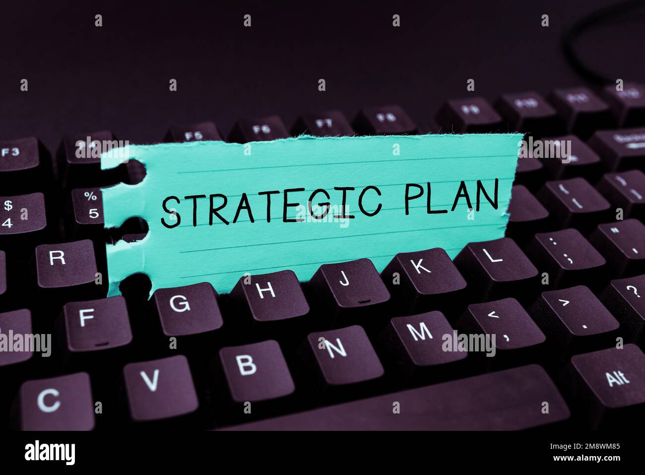 Writing displaying text Strategic Plan, Concept meaning A process of ...