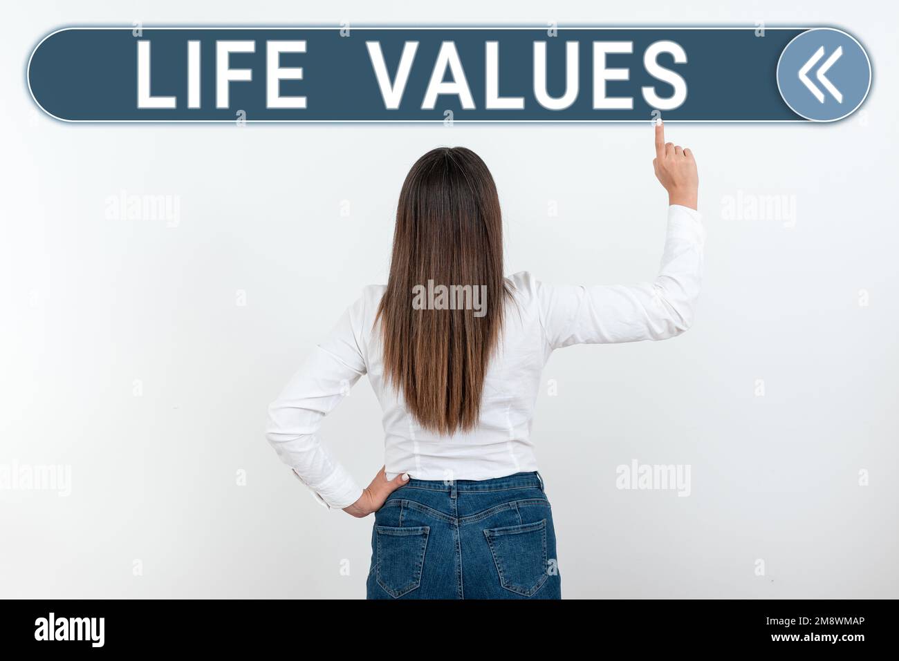 Handwriting text Life Values. Word for things that you believe are ...