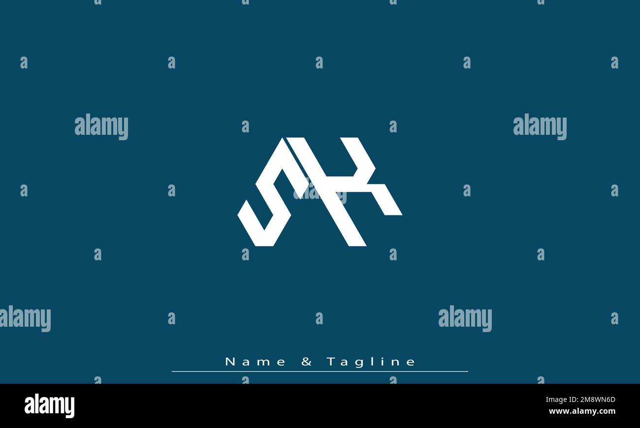Alphabet letters Initials Monogram logo SK , KS Stock Vector Image ...