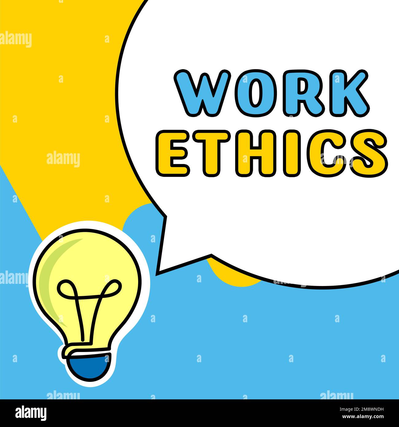 Inspiration showing sign Work Ethics. Internet Concept A set of values ...