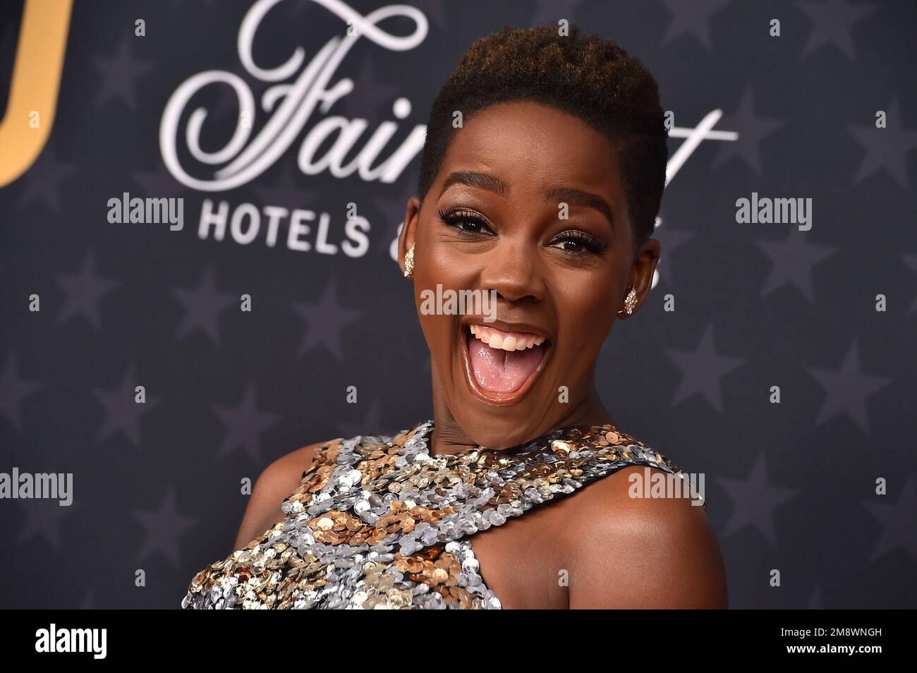 Thuso Mbedu arrives at the 28th annual Critics Choice Awards at The ...