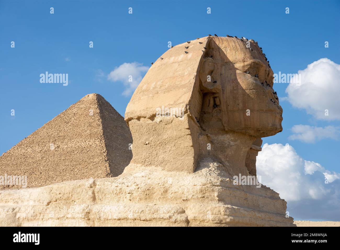 The Great Sphinx and The Great Pyramid of Giza - the biggest Egyptian ...