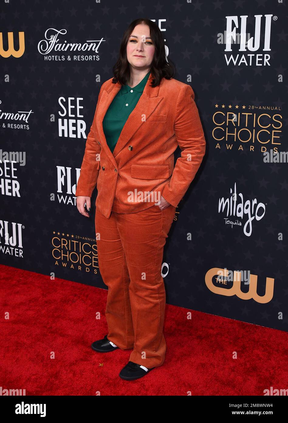 Liz Hannah arrives at the 28th annual Critics Choice Awards at The ...