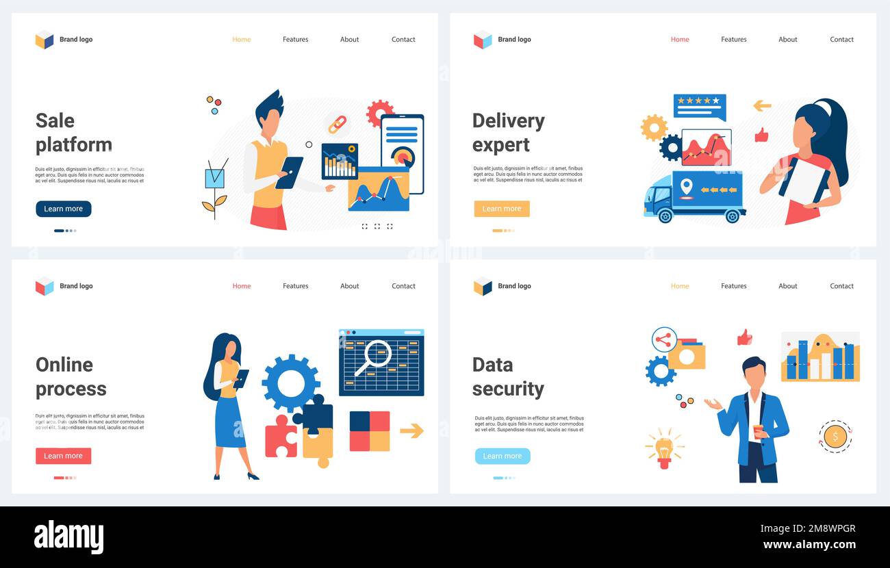 Online sales on financial platforms, expert service, delivery and data ...
