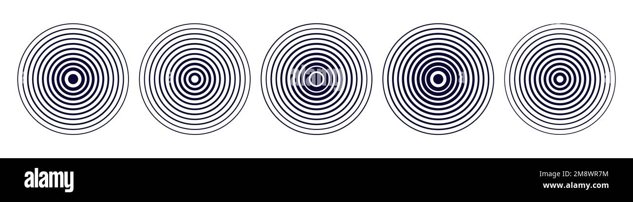 Modern radial or circlesignals .Abstract wave backdrop . Motion line ...