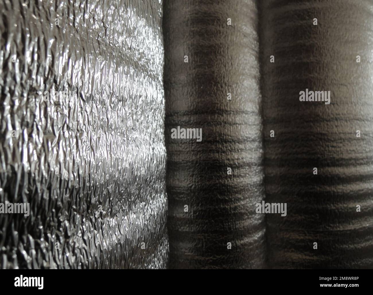 Thermo Aluminum Foil Rolls For House Insulation Stock Photo - Alamy