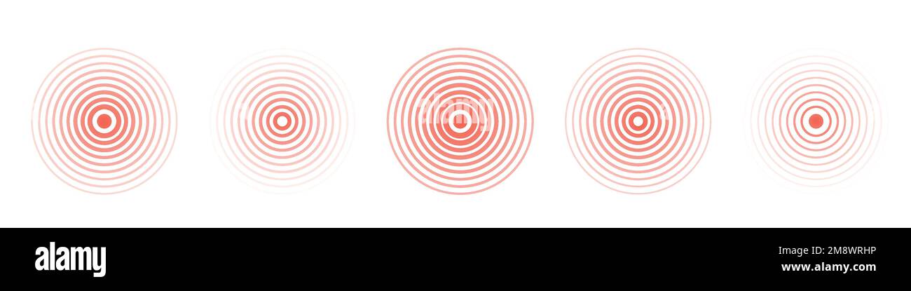 Abstract icon with red pain on white background for decoration design ...