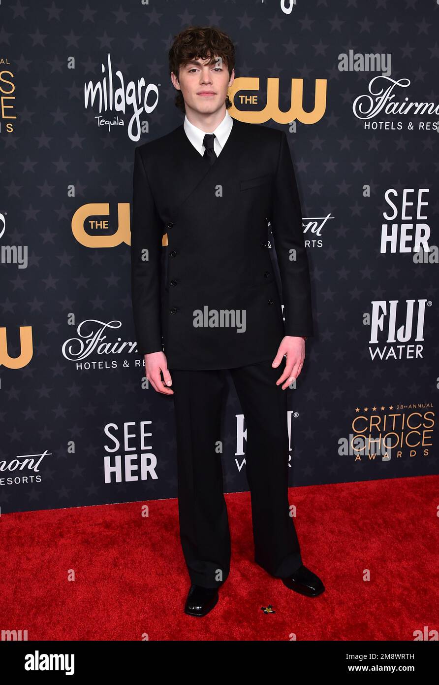 Jack Champion arrives at the 28th annual Critics Choice Awards at The ...