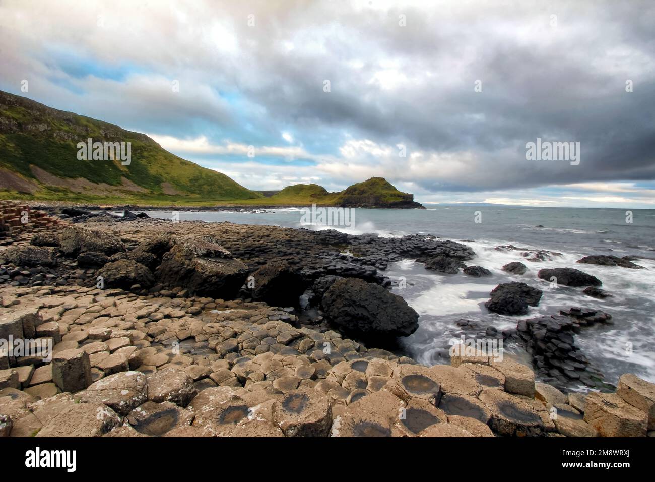 The Giant's causeway located in Northern Ireland (County Antrim) is one ...