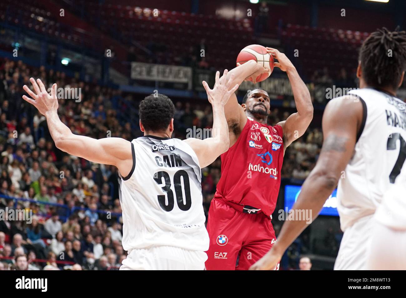 Italy. 15th Jan, 2023. EA7 EMPORIO ARMANI MILAN vs BERTRAM YACHTS ...