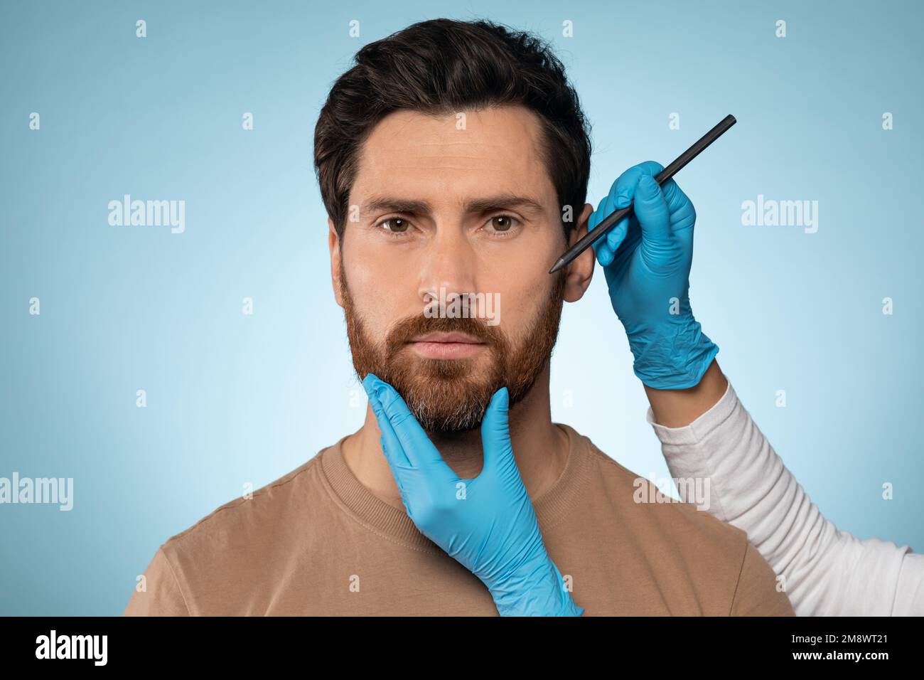 Facial marks hi-res stock photography and images - Alamy
