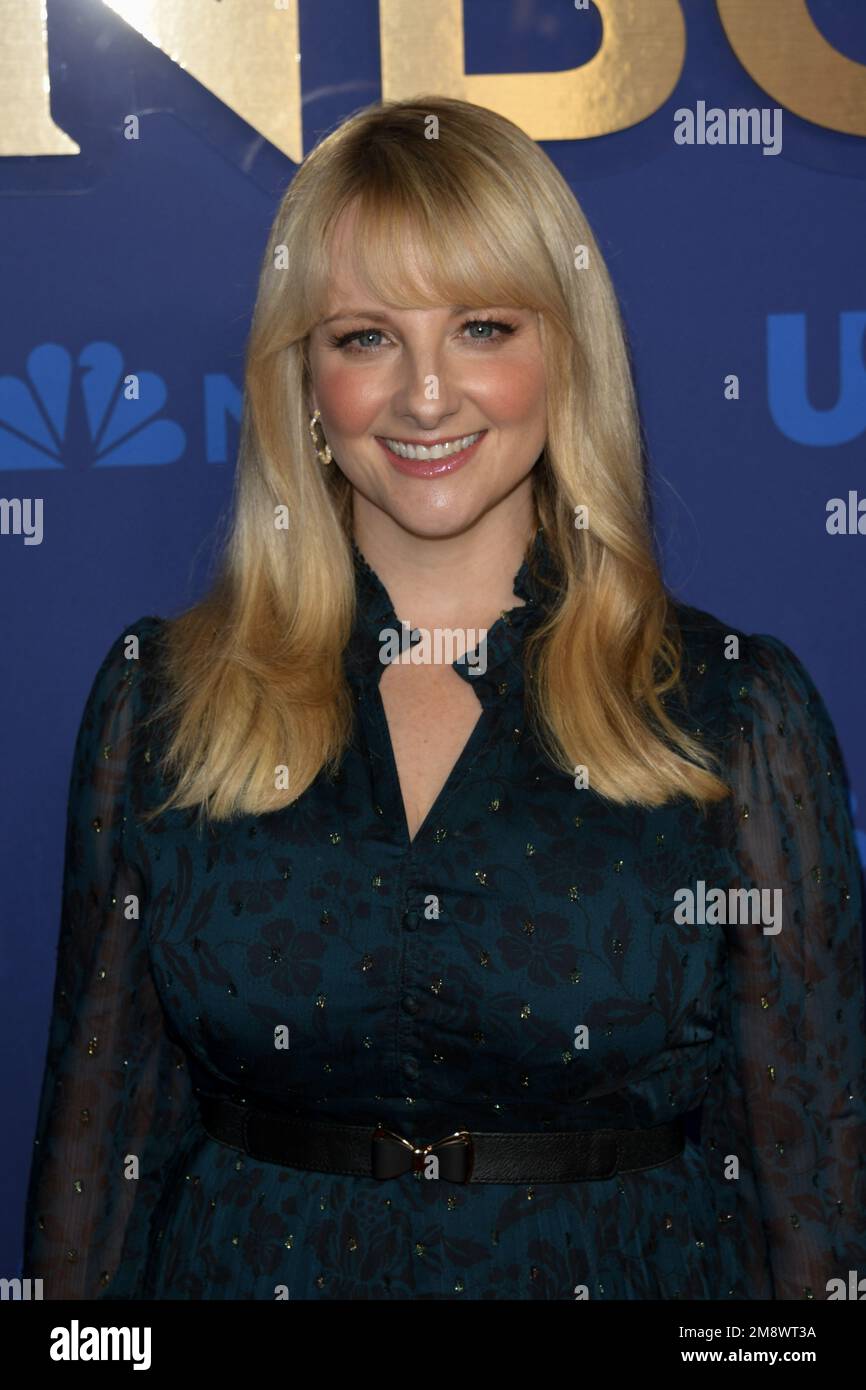 January 15, 2023, Pasadena, California, USA: MELISSA RAUCH and JOHN ...
