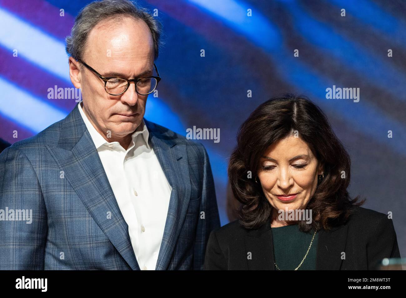 William Hochul Jr., Governor Hochul prayed after she delivered remarks ...