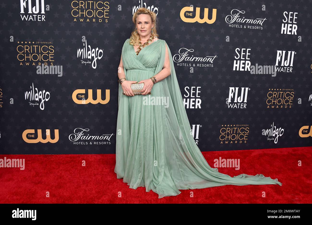 Patricia Arquette arrives at the 28th annual Critics Choice Awards at ...
