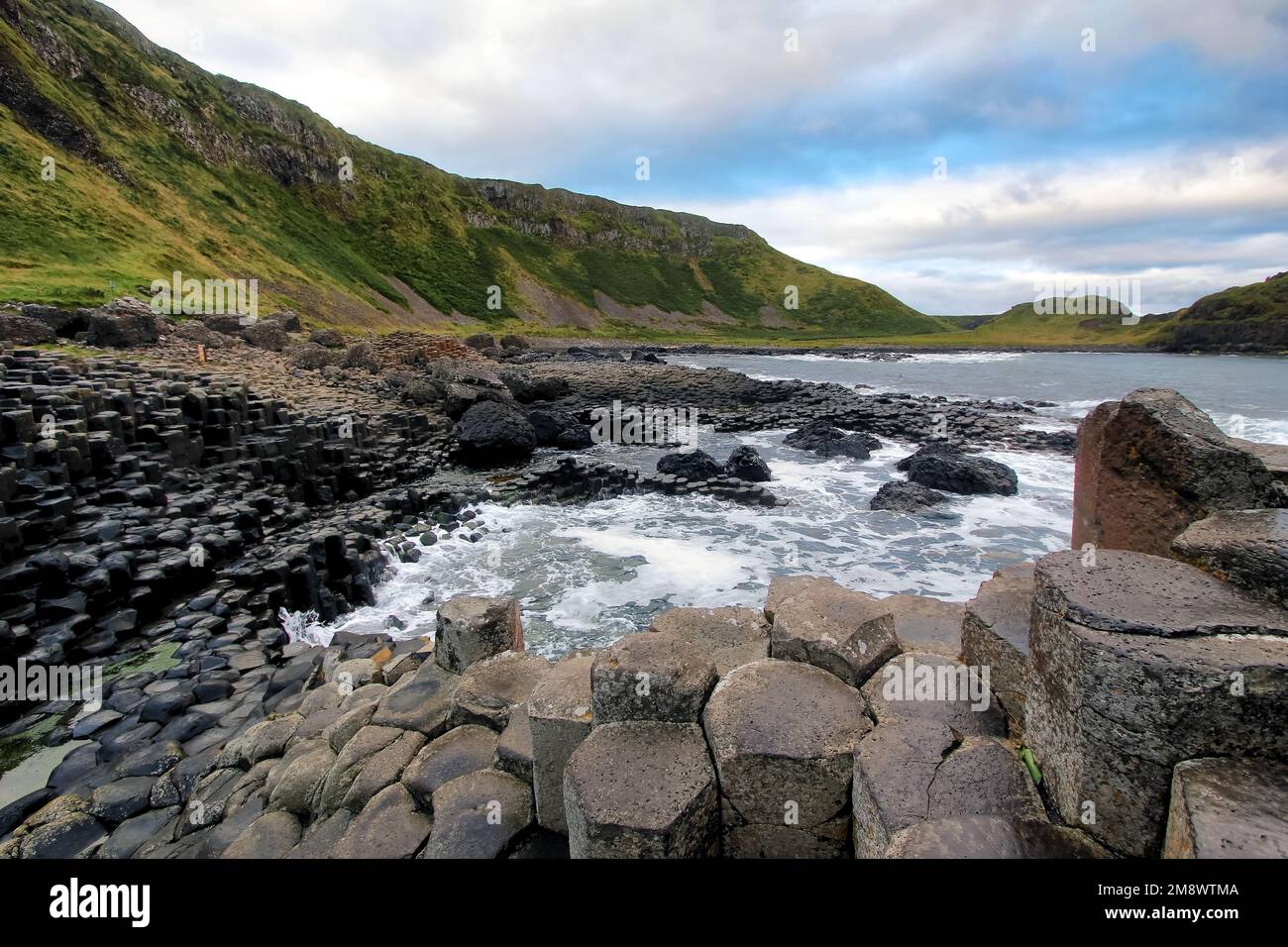 The Giant's causeway located in Northern Ireland (County Antrim) is one ...