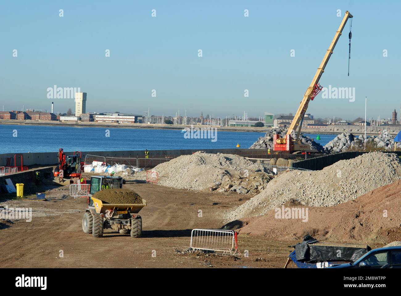 Southsea Coastal Scheme, Coastal Defence Project, Portsmouth, Hampshire ...