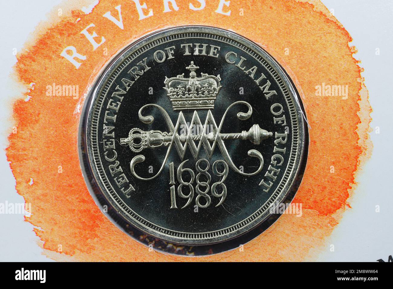 1989 claim of rights coin hi-res stock photography and images - Alamy