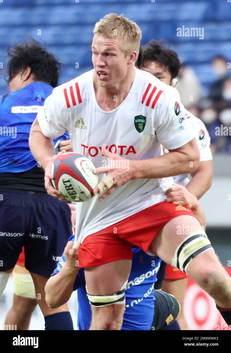 Tokyo, Japan. 15th Jan, 2023. Toyota Verblitz flanker Peter-Steph Du ...