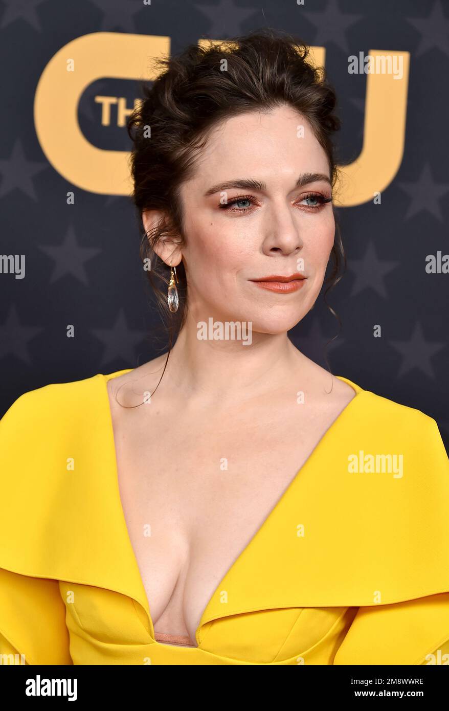 Jen Tullock arrives at the 28th annual Critics Choice Awards at The Fairmont Century Plaza Hotel ...