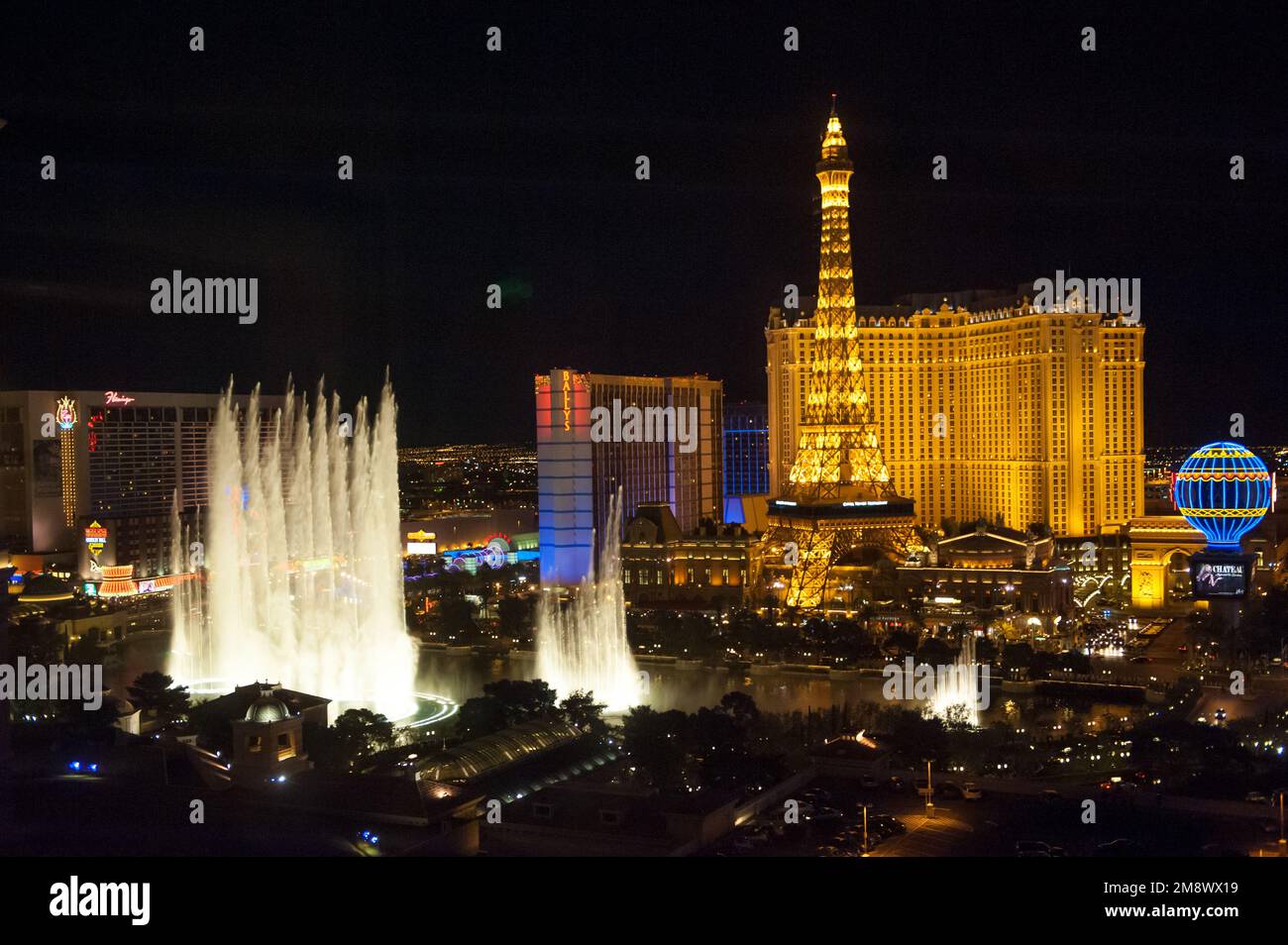 Beautiful view fountains bellagio hi-res stock photography and images - Alamy