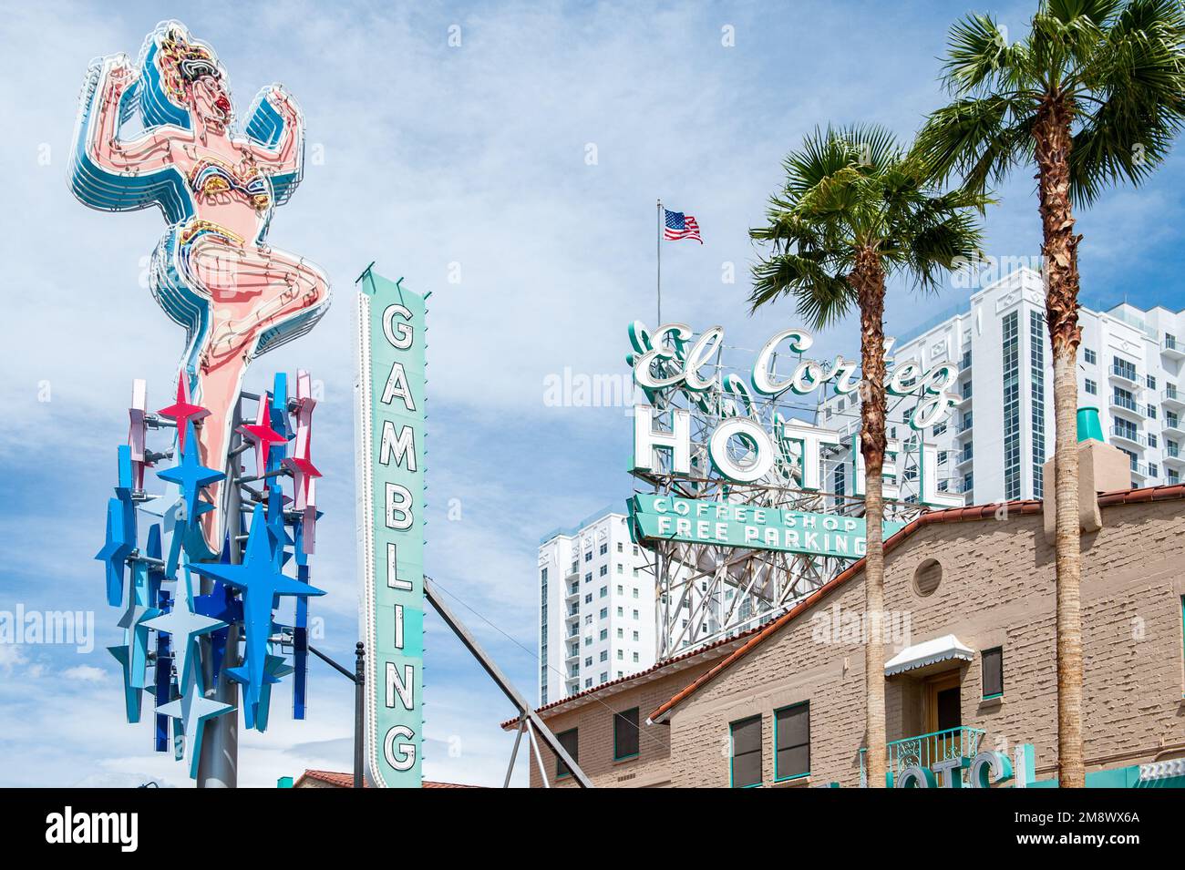 El Cortez Hotel and Casino on Fremont Street opened in 1941. It is one ...