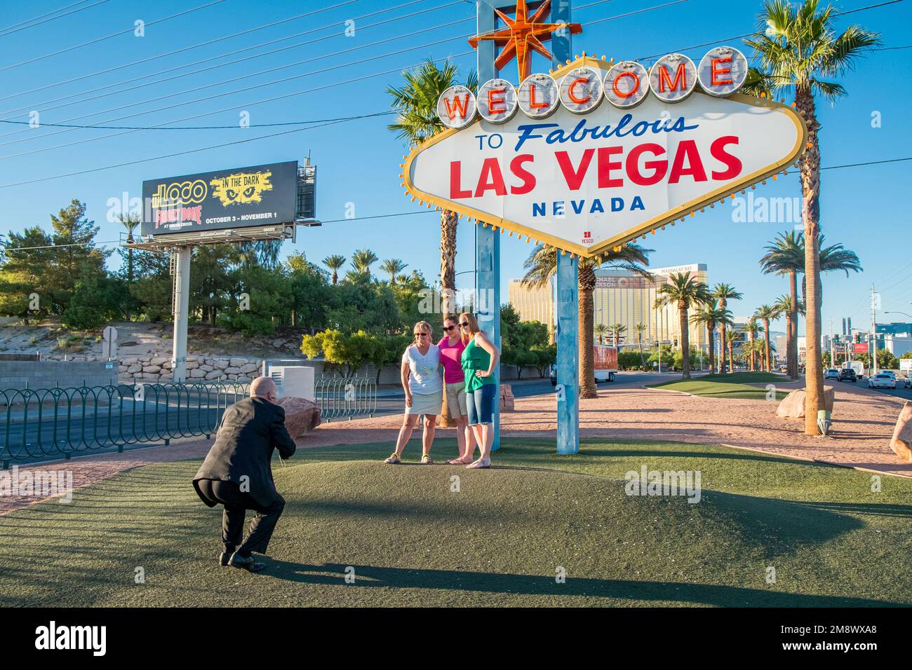 The iconic Welcome to Fabulous Las Vegas sign on Las Vegas Boulevard ...