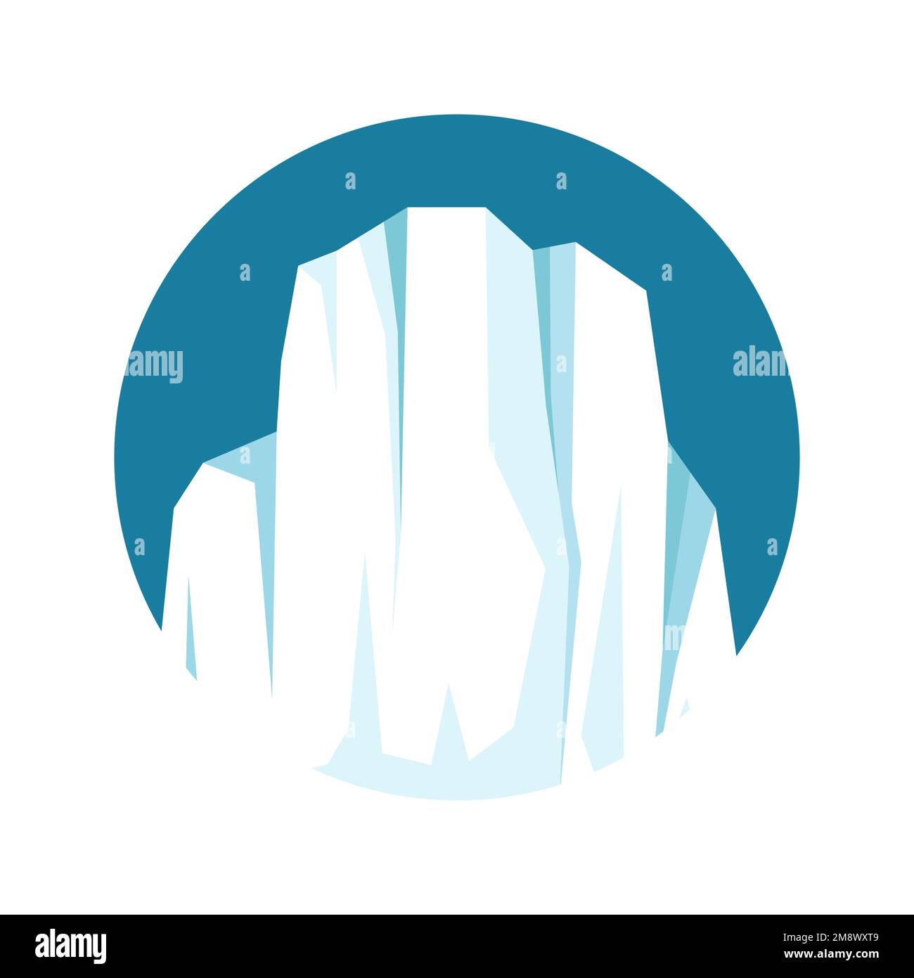 Iceberg underwater drawing hi-res stock photography and images - Alamy