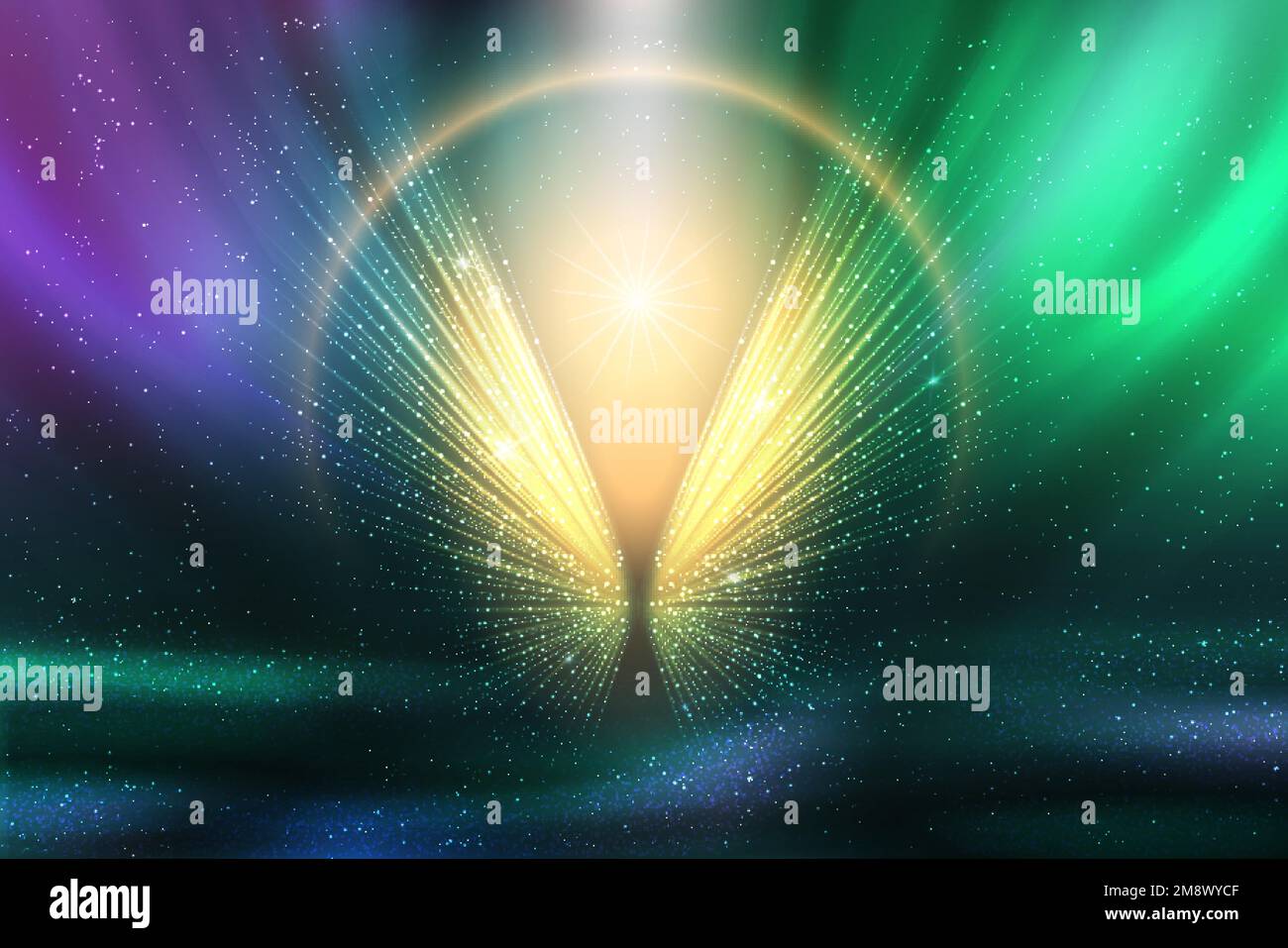 Luxury background with leading lines from point in middle with ...