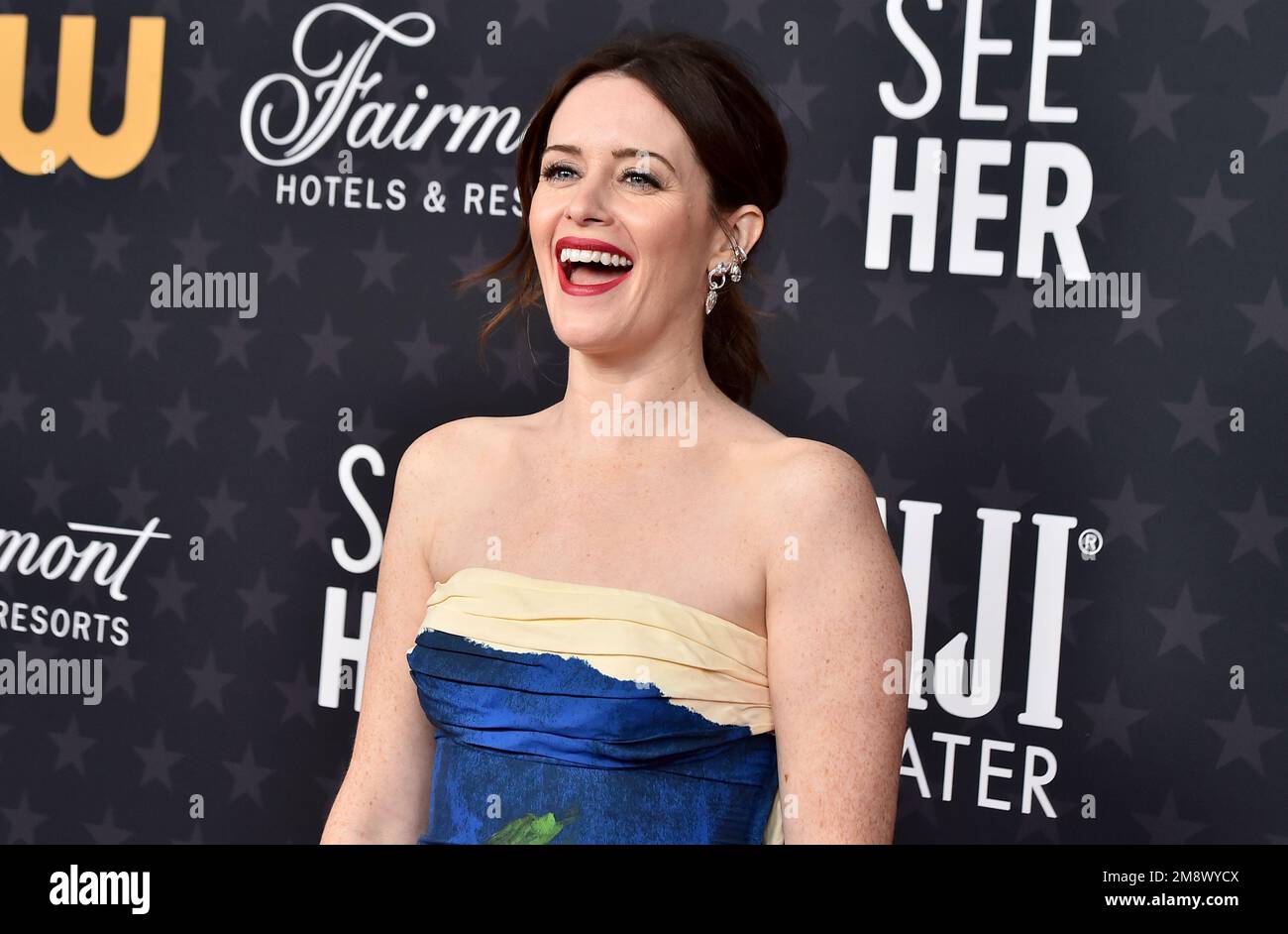 Claire Foy arrives at the 28th annual Critics Choice Awards at The ...